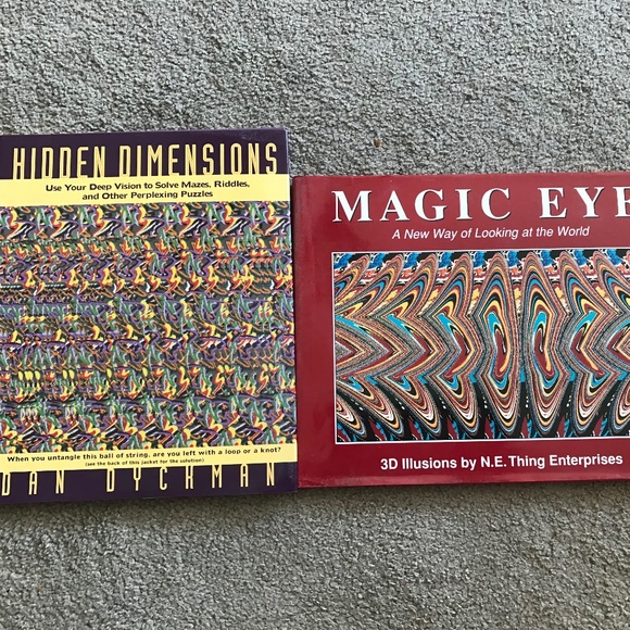 None | Office | Magic Eye Hidden Dimensions Books | Poshmark